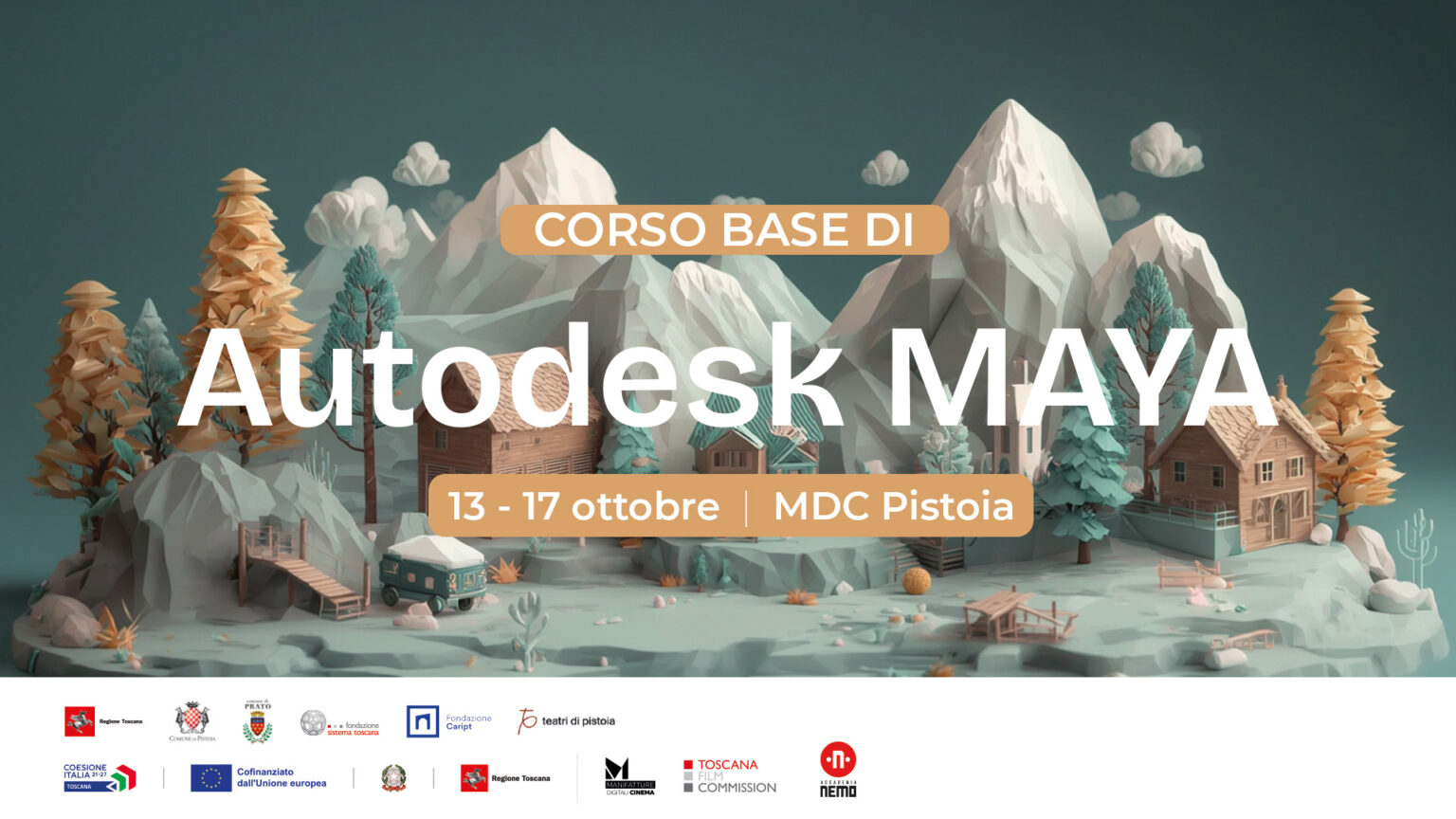 II edizione del "Corso base di Autodesk MAYA" a MDC Pistoia